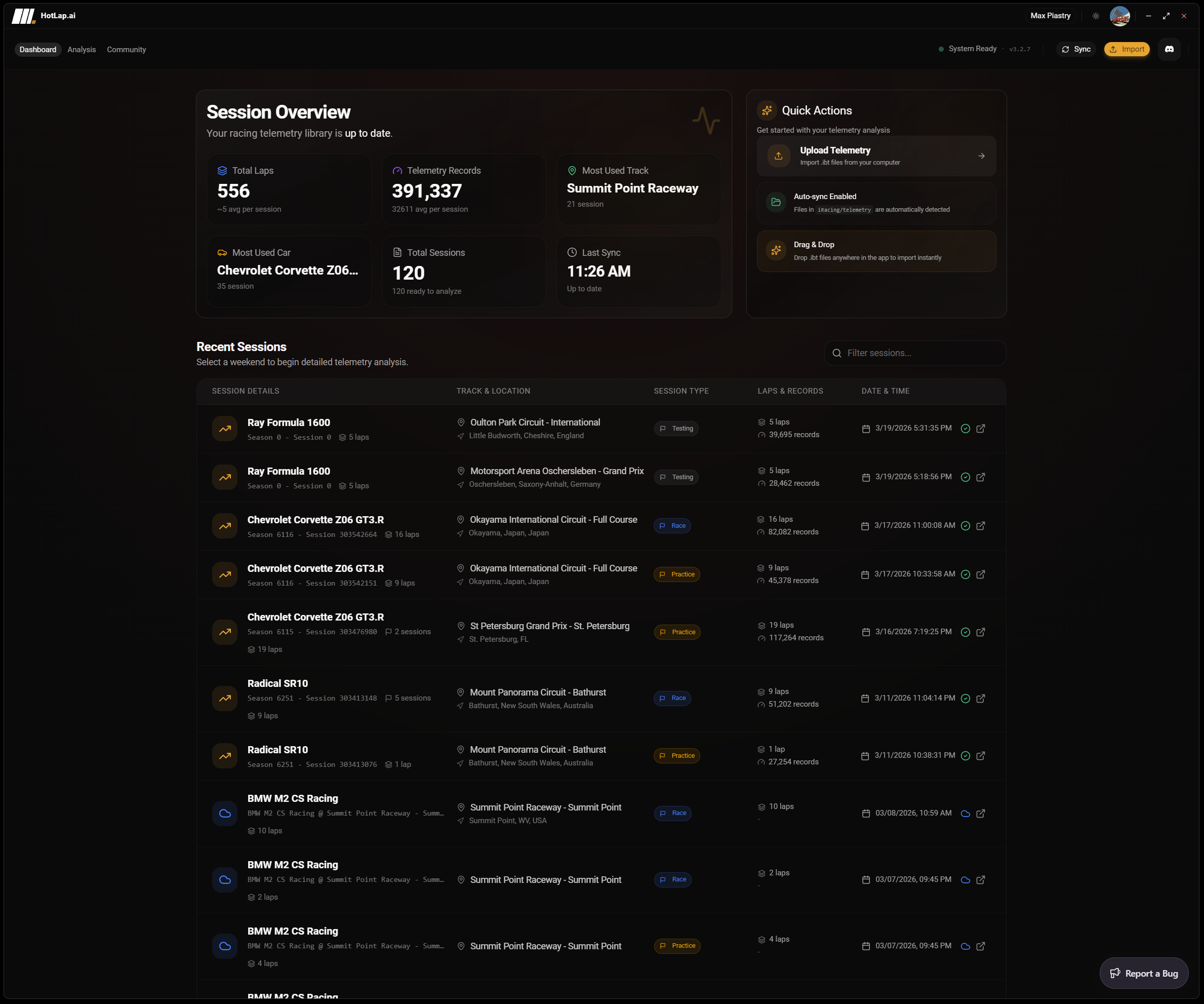 Hotlap.ai — AI-Powered Telemetry Analysis & Lap Comparison
